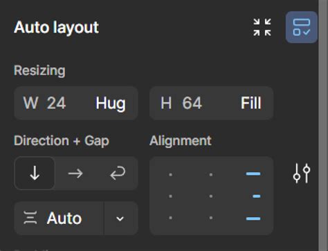 New Ui Autolayout Alignment Panel Has No Selected State So Its