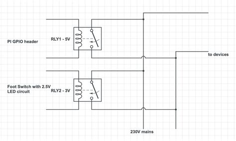 Can I Switch 1 Circuit With Two Relays Or Are There Back Feed Issues I