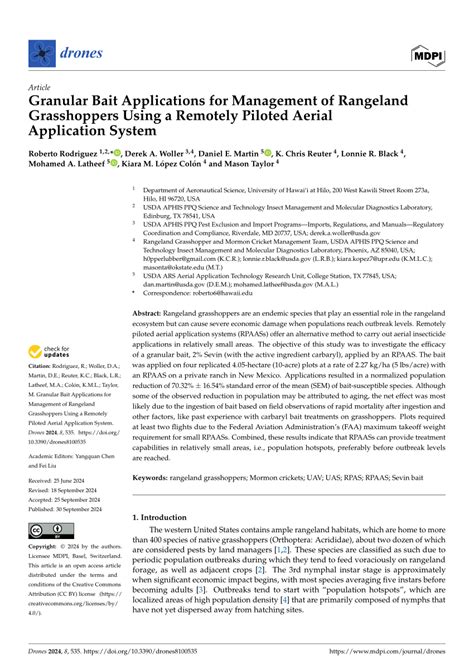 pdf granular bait applications for management of rangeland