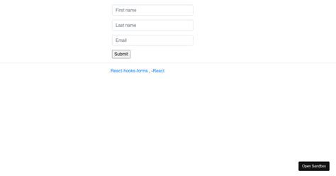 React Hook Form Askavy Codesandbox