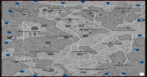 Picture Of All Spawn Points For New Players Huntshowdown