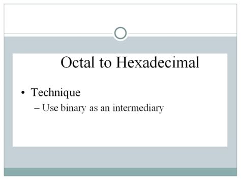 Week 4 Number Systems Conversion To Ppt