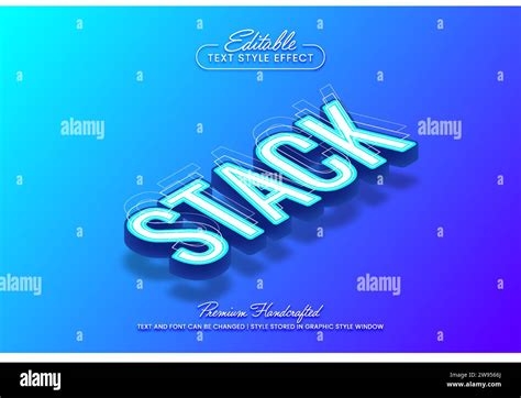 Isometric Headline Editable 3d Vector Text Style Effect Suitable For