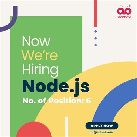 Adpedia On Linkedin Nodejsdeveloper Techinnovation Joinourteam