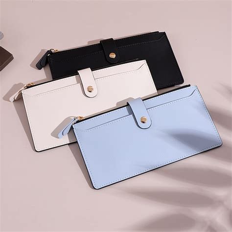 ქალის საფულე 19 10სმ ტყავის შემცვლელი სადა ფერებში Yoyoso