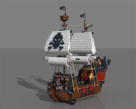 Pirateship Almost Complete Virtual Model Ldcad Then Rende… Flickr