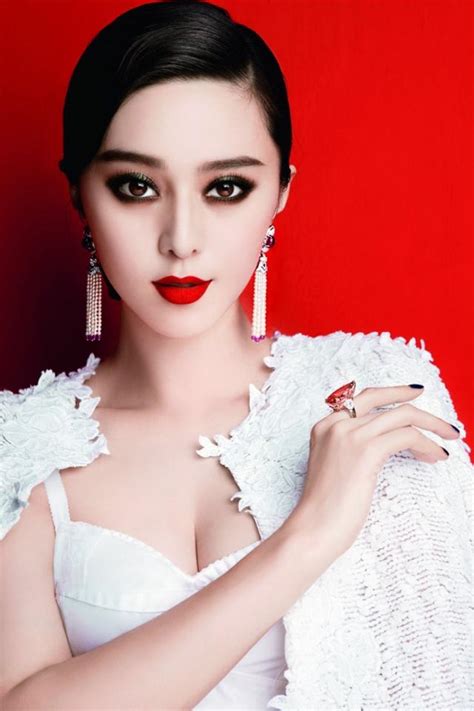 范冰冰珠寶時尚大片 烈焰紅唇美人依舊 每日頭條