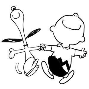 How To Draw Charlie Brown Dancing With Snoopy From Peanuts Comics Step By Step Drawing