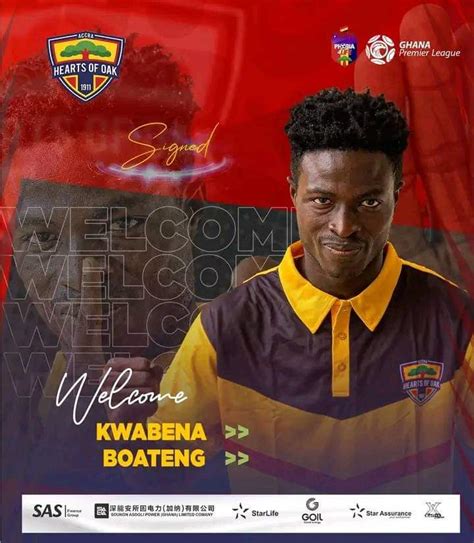 Hearts Of Oak Officially Announce Kwabena Boateng Signing Ghana Latest Football News Live