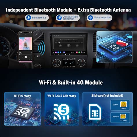Chevrolet Carplay And Android Auto Car Stereo Eonon Gmx6s Pro