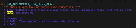 deprecate check 076 check glyphs have unique unicode codepoints · issue 2324 · fonttools