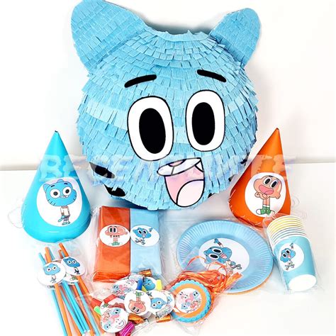 Парти сет комплект Гъмбол и Давин за 10 деца Онлайн магазин за парти артикули Веселяците