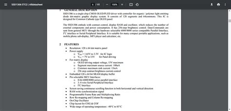 Can My SSD OLED Use V I C General Electronics Arduino Forum