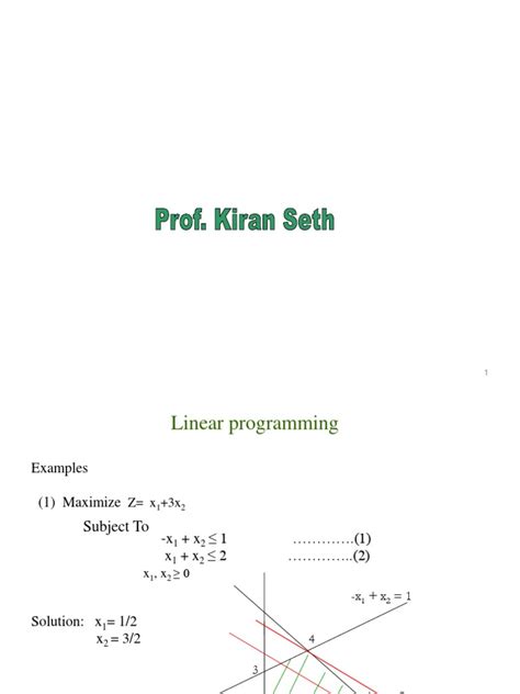 03 Linear Programming Pdf Linear Programming Mathematical
