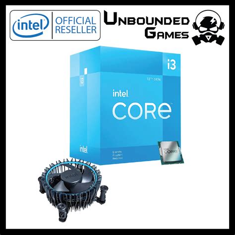 Intel Processor Core I3 10105F I3 10100 I3 12100 I3 12100f 10th 12th Gen I3 Processors