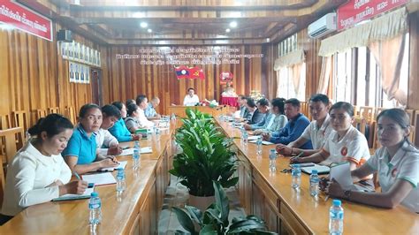 ກອງປະຊຸມຖອດຖອນບົດຮຽນ ເກັບກຳສົ້ນເຂົ້າ ສົ້ນອອກ ຂອງນັກສຶກສາທີ່ສຳເລັດການສຶກສາຈາກສະຖາບັນການເມືອງ ແລະ