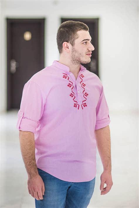 Стилнa розова мъжка риза Alex Pink • Подиум • Мъжки дрехи онлайн