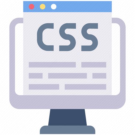 Browser Coding Css Monitor Programming Webpage Website Icon