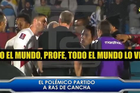 Перу Уругвай чого не бачили на телебаченні на рівні цього суперечливого матчу за відбіркові