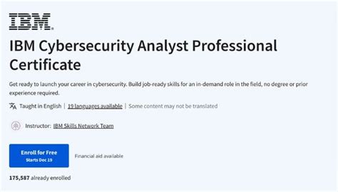 Ibm Cybersecurity Analyst Professional Certificate Review