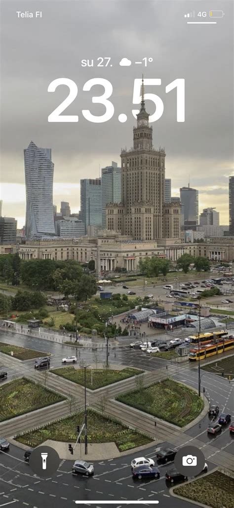 Ios 16 Warsaw Background Rwarsaw