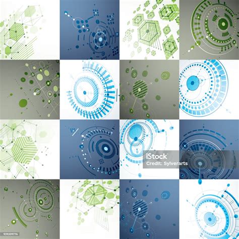 모듈형 바우하우스 3d의 배경 육각형 동그라미와 라인 같은 기하학적 수치에서 만든 벡터 광고 포스터 또는 배너 디자인으로 사용