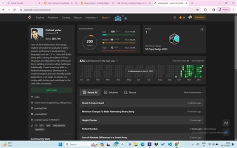 Prahlad Yadav On Linkedin Harekrishna Leetcodejourney