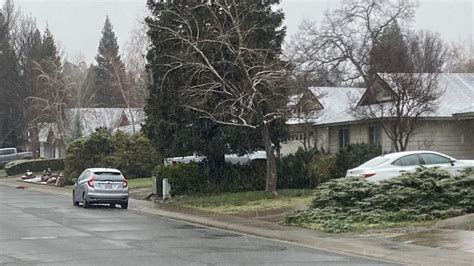 Second Round Of Winter Weather Arrives In Redding Northern California