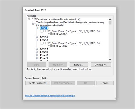 Solved Piping Elements Being Deleted And Disconnected When Linked Architectural Model Is