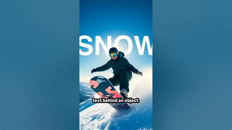 How To Add Text Behind Objects Youtube