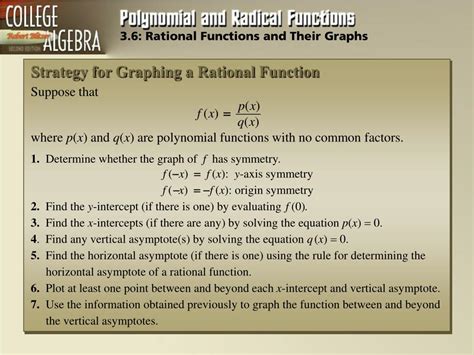 PPT Rational Functions PowerPoint Presentation Free Download ID