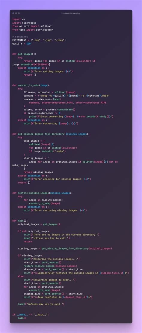 Mike Odnis On Linkedin 🚀 Automating Image Optimization With Python 🚀 Made This Script Over