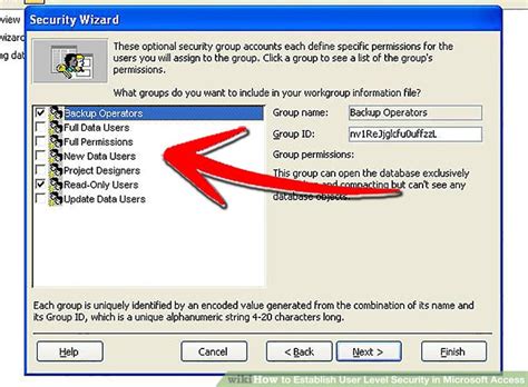 How To Establish User Level Security In Microsoft Access Steps