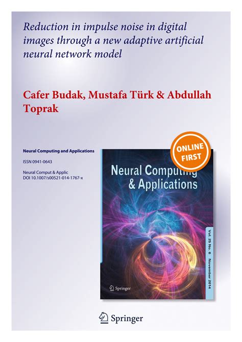 Pdf Reduction In Impulse Noise In Digital Images Through A New