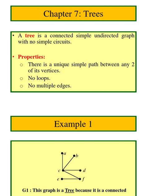 ch 7 trees pdf graph theory mathematics