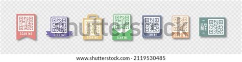 Qr Code Color Frame Set Template Stock Vector Royalty Free 2119530485 Shutterstock