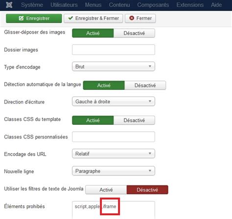 Comment A Fonctionne Ajouter Des Iframe Dans Un Article Joomla