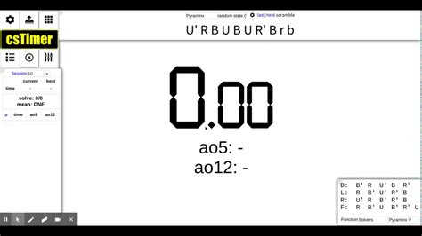How To Use CsTimer To Get Faster At Pyraminx YouTube