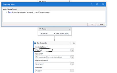 string cannot be converted to secure string orchestrator uipath