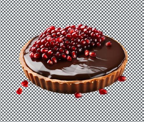 دانلود فایل لایه باز پس زمینه شفاف تارت شکلات و انار دانلود رایگان فایل لایه باز، Psd، وکتور