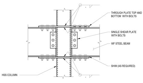 Wide Flange Beam To Hss Column Moment Connections Steel 42 Off