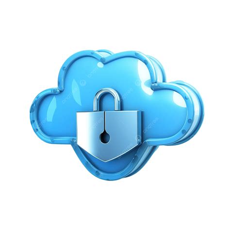 3d Cloud Security Png Illustration Cloud 3d Illustration Password