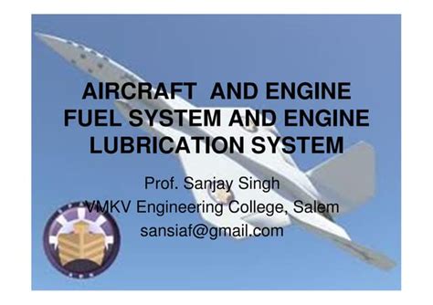 Aircraft Fuel System Pptx
