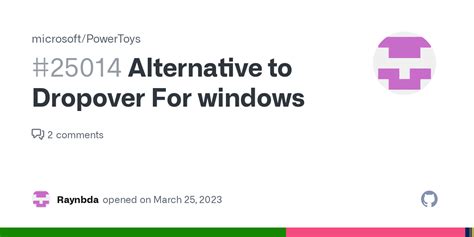 Alternative To Dropover For Windows · Issue 25014 · Microsoftpowertoys · Github