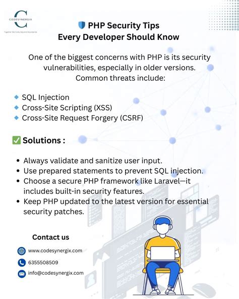 Phpsecurity Webdevtips Codesmart Laravel Securecoding