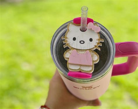 Hk Cute Topper 203040oz Tumbler Topper Cute Hk Topper Cute Kitty