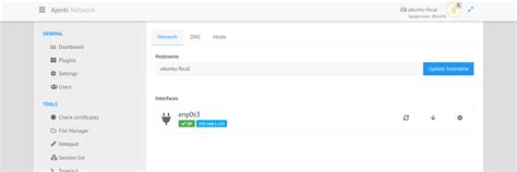 Plugin Network — Ajenti 226 Documentation