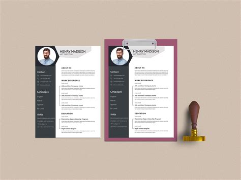 CV Design On Behance