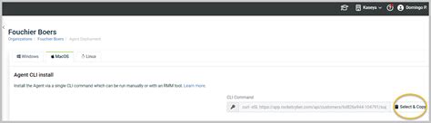 Installing The Agent On Macos