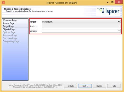 How To Use The Assessment Wizard Tool For Databases Ispirer Migration